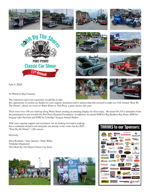 Home | Roar By The Shores Port Perry